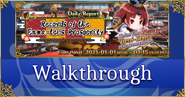 New Year 2021 - Quick Farming Guide | Fate Grand Order Wiki - GamePress